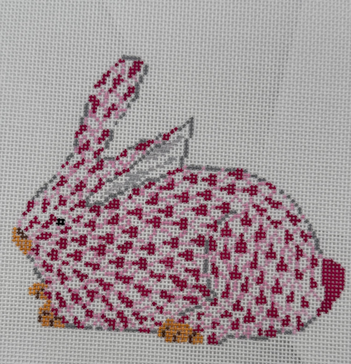 Pink Bunny Pattern – Chaparral Needlework